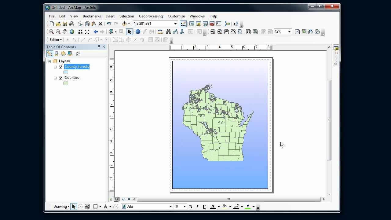 ArcMap Tips - Backgrounds