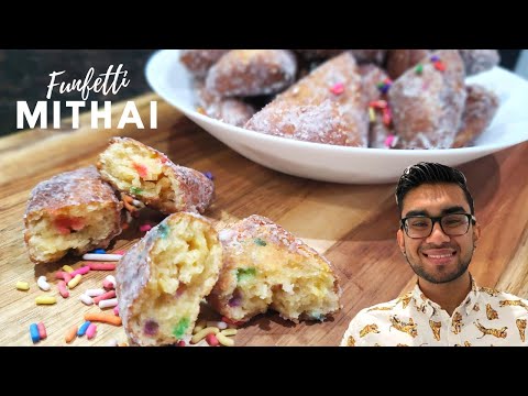 Funfetti Mithai || Guyanese Donut Holes || Celebrating 3 Years of My Channel- Episode 248