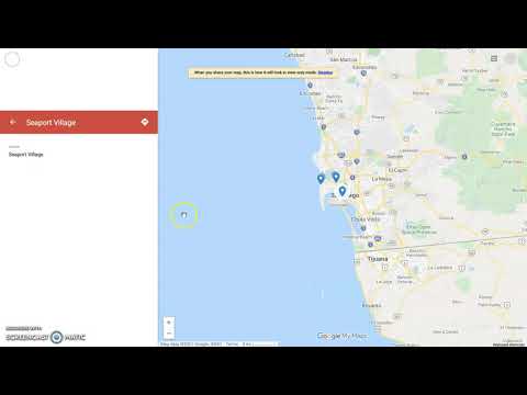 Google Maps Trip- San Diego