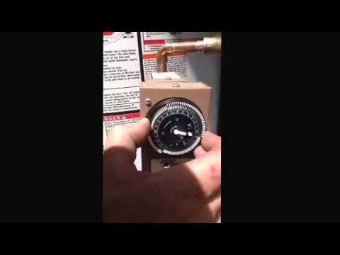 timer dial instructions for Taco water circulating pump