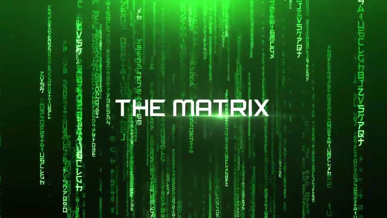 Matrix Raining Code Environment - After Effects Template