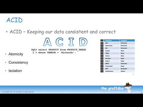 ACID Database Design Explained in Five Minutes