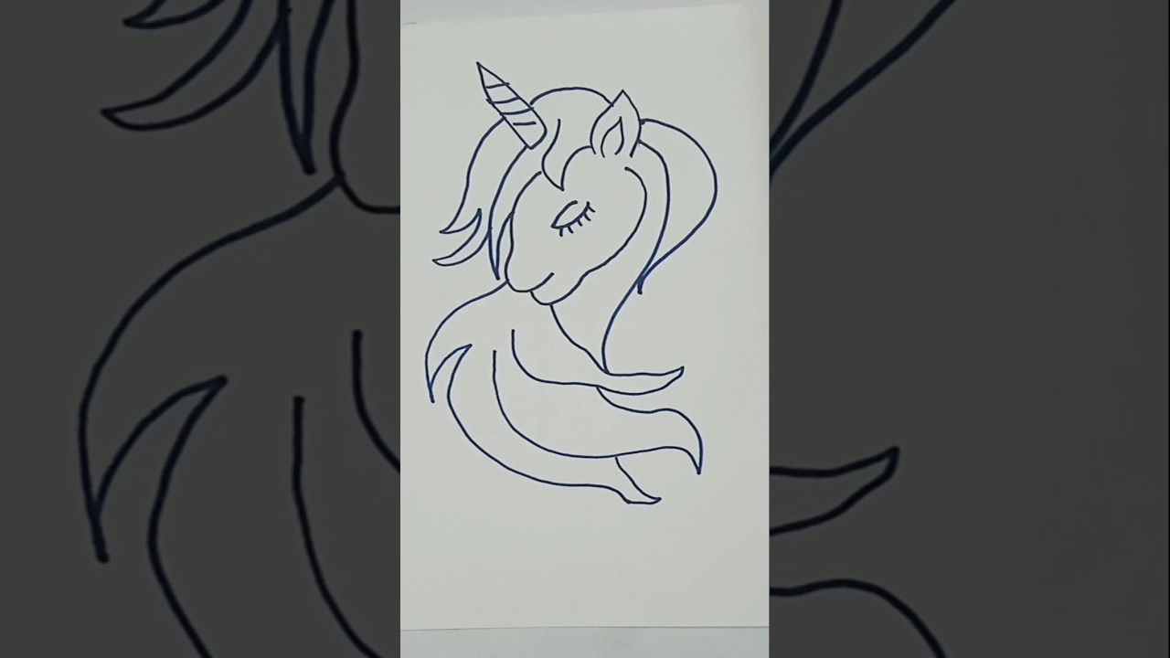 How to draw Unicorn #trending #art #howtodraw #youtube #unicorn #drawing4kids #drawingtutorial
