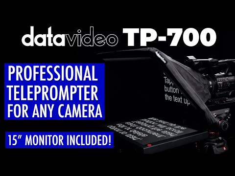 A Teleprompter Kit for Any Camera! 15" Smart Monitor Included.