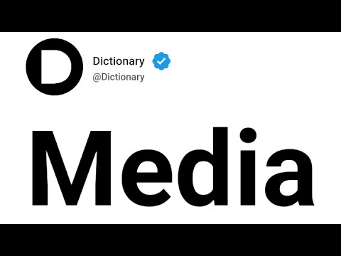 Media Meaning In English