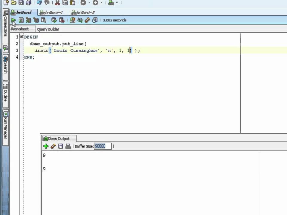 Oracle PL/SQL Tutorial - Built-in Functions