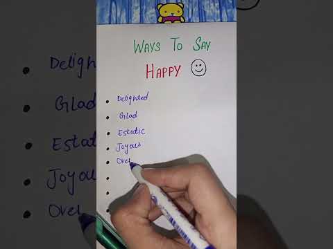 ways to say happy #smile #happy #happystatus #smile #synonyms #youtubeshorts #youtube #viral