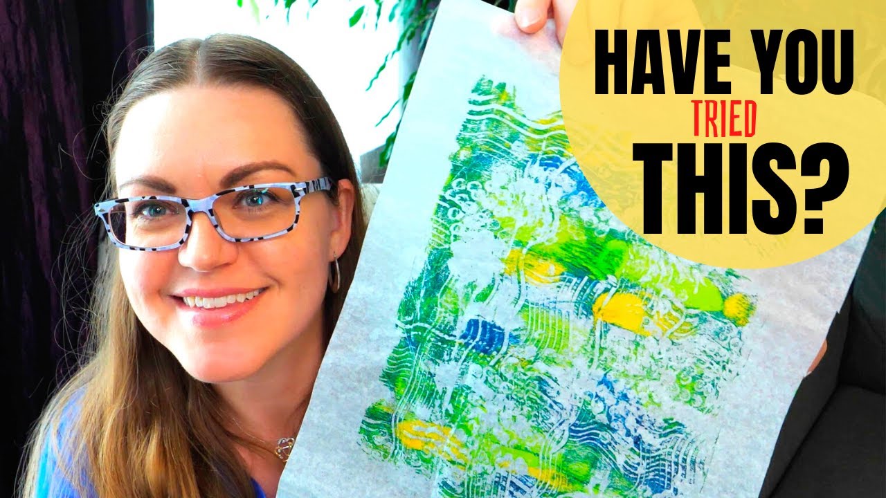 Gelli Printing on Tissue Paper| Tips & Techniques to get Great Results Every Time!