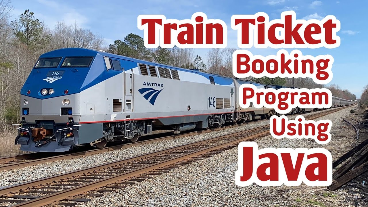 Train Ticket Booking program using Java programming language
