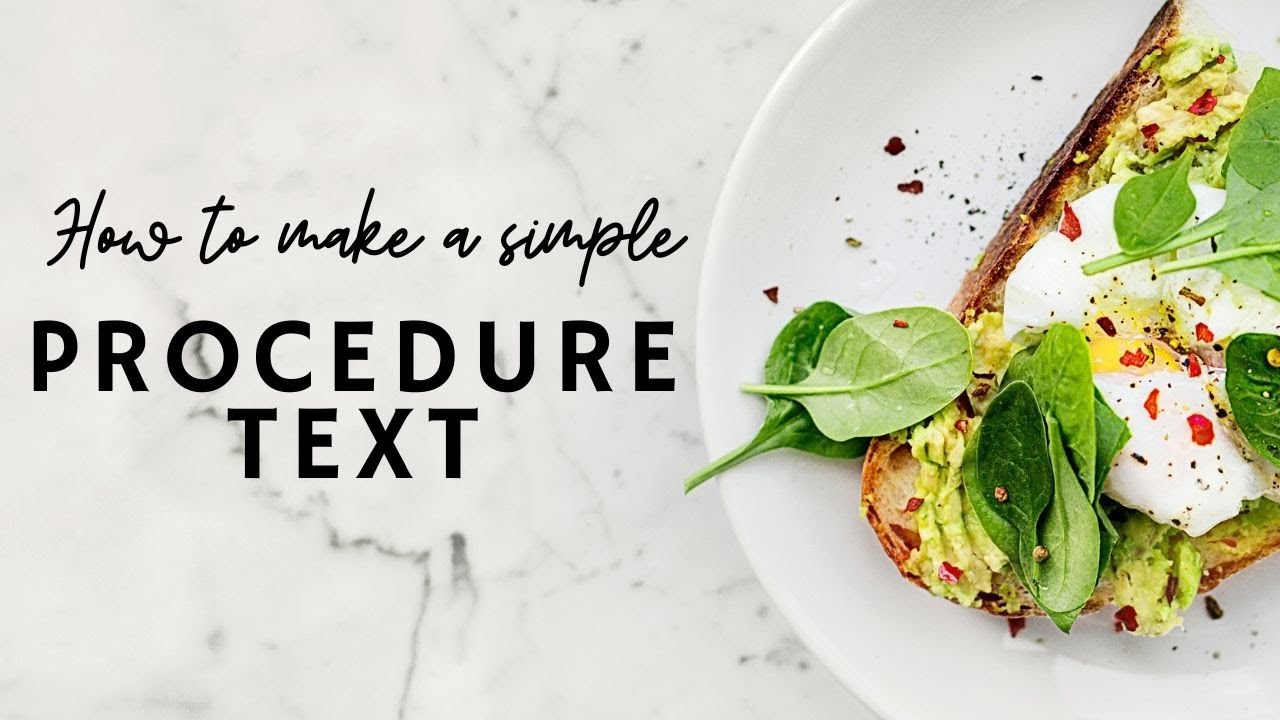 How to Make a simple procedure text? | Function, Generic Structure, Language Features and Example
