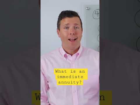 Annuities in Retirement? What is an immediate annuity? #shorts #retirement #financialfreedom
