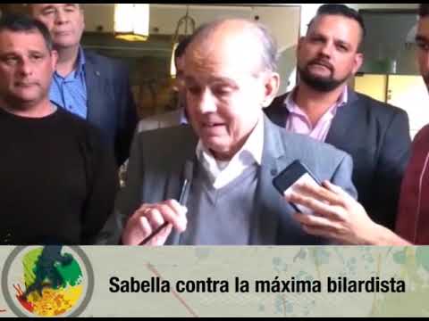 Sabella contra la máxima bilardista