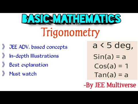 10). BASICS | Small angle approximation, sine rule and cosine rule