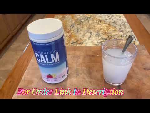 Natural Vitality Calm, Magnesium Citrate Supplement, Anti-Stress Drink Mix Powder #viral #energy