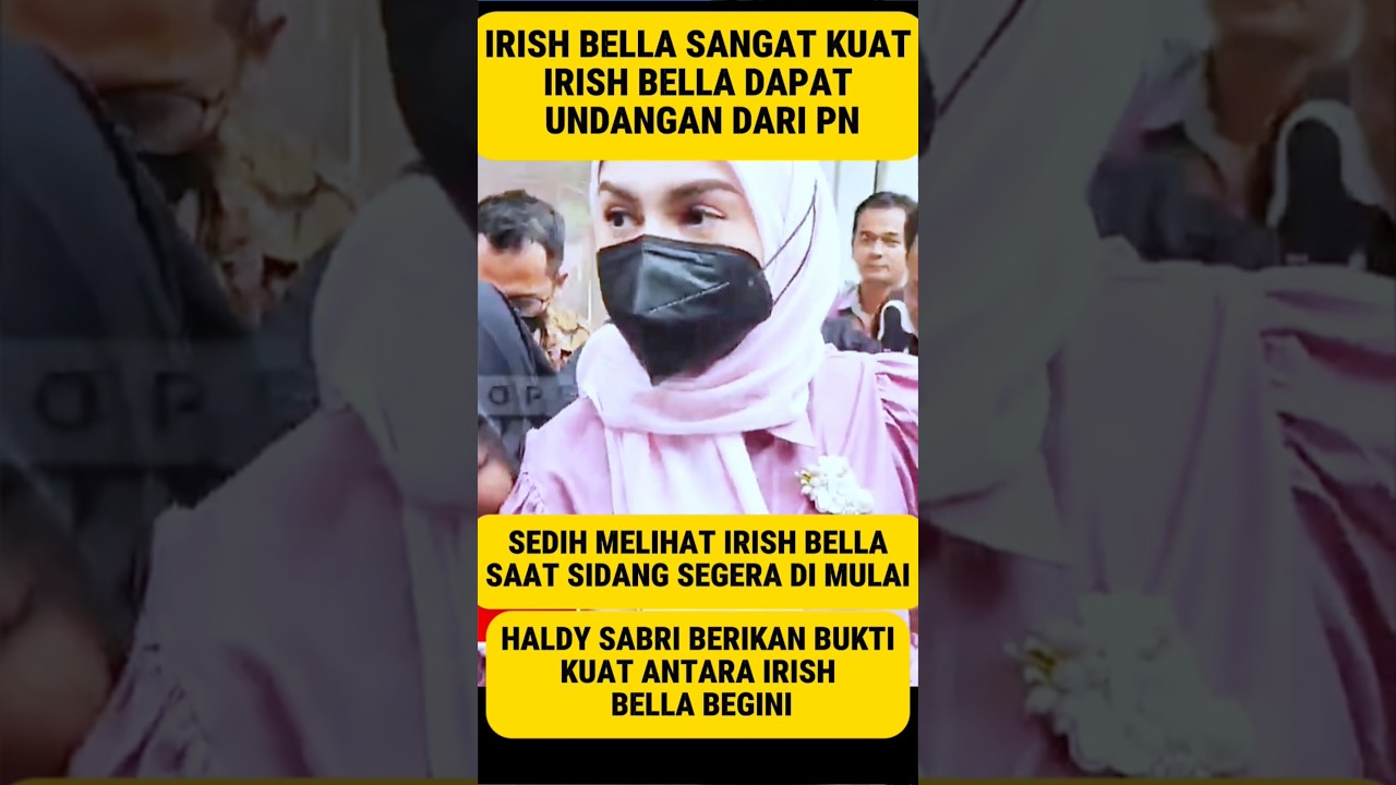 SEDIH DAN HARU IRISH BELLA SAAT USAI CERAIKAN HALDY SABRI#irishbella #haldysabri