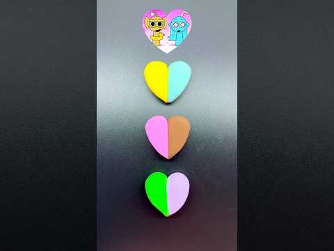 💖Sprunki Hearts | Guess the Mixed Color #colors #colormixing #satisfying #sprunki