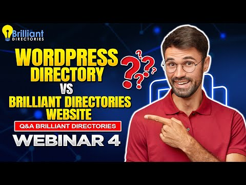 WordPress Directory vs. Brilliant Directories Website ⚡ Q&A Brilliant Directories Webinar #04