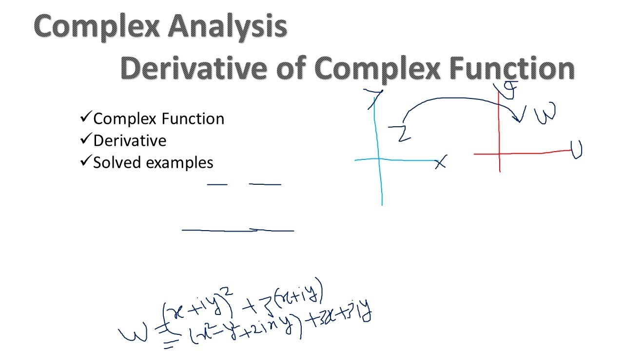 Complex Analysis | Derivative of complex functions