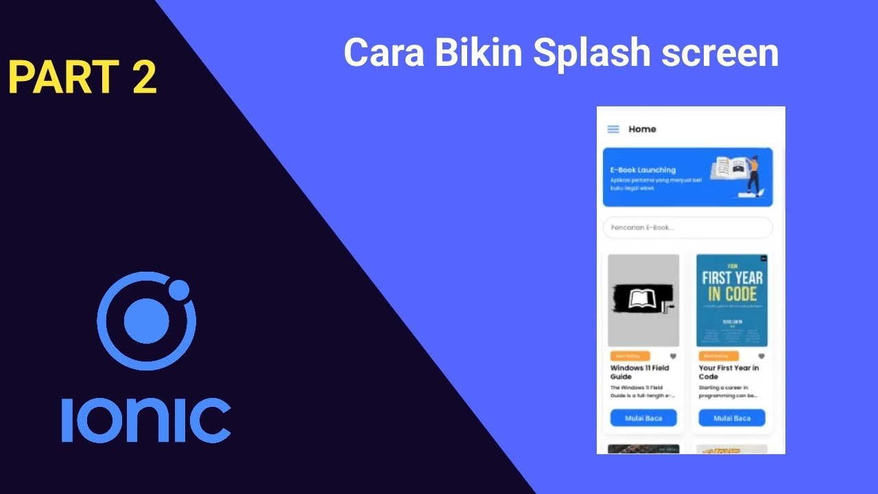 (IONIC) PART 2 - BIKIN SPLASH SCREEN