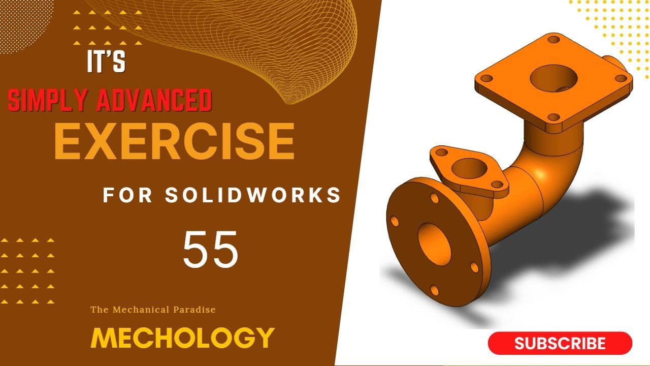 SolidWorks Exercise-55 |SolidWorks Tutorial-55 |SolidWorks Tutorial For Ultimate Beginner