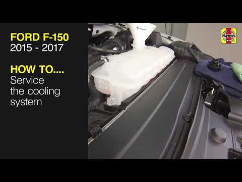 How to Service the cooling system on a Ford F-150 2015 to 2017