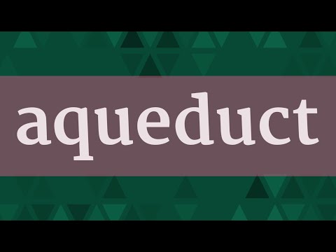AQUEDUCT pronunciation • How to pronounce AQUEDUCT