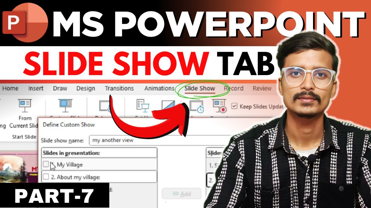 MS PowerPoint Tutorial for Beginners - Slide Show Tab Complete Tutorial #powerpoint