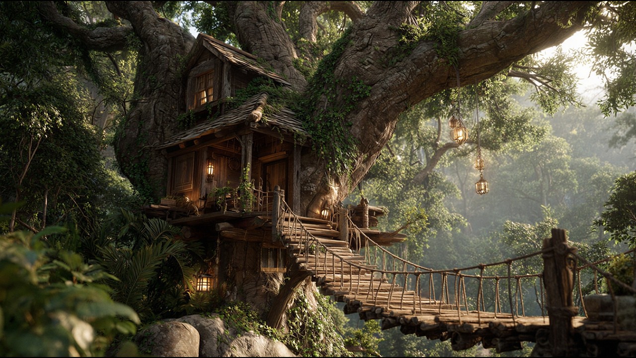 A Writer’s Hidden Treehouse Cabin | Immersive Experience