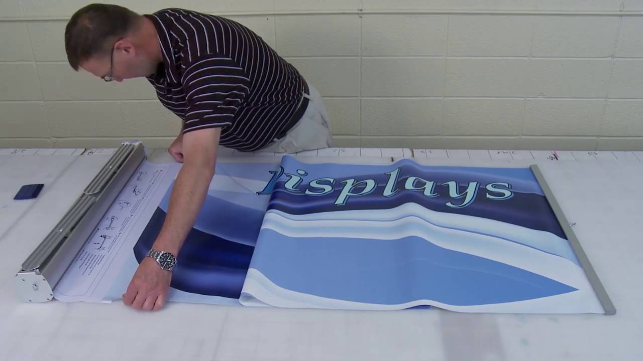 Economy Retractable Banner Stand - Replace Banner Print