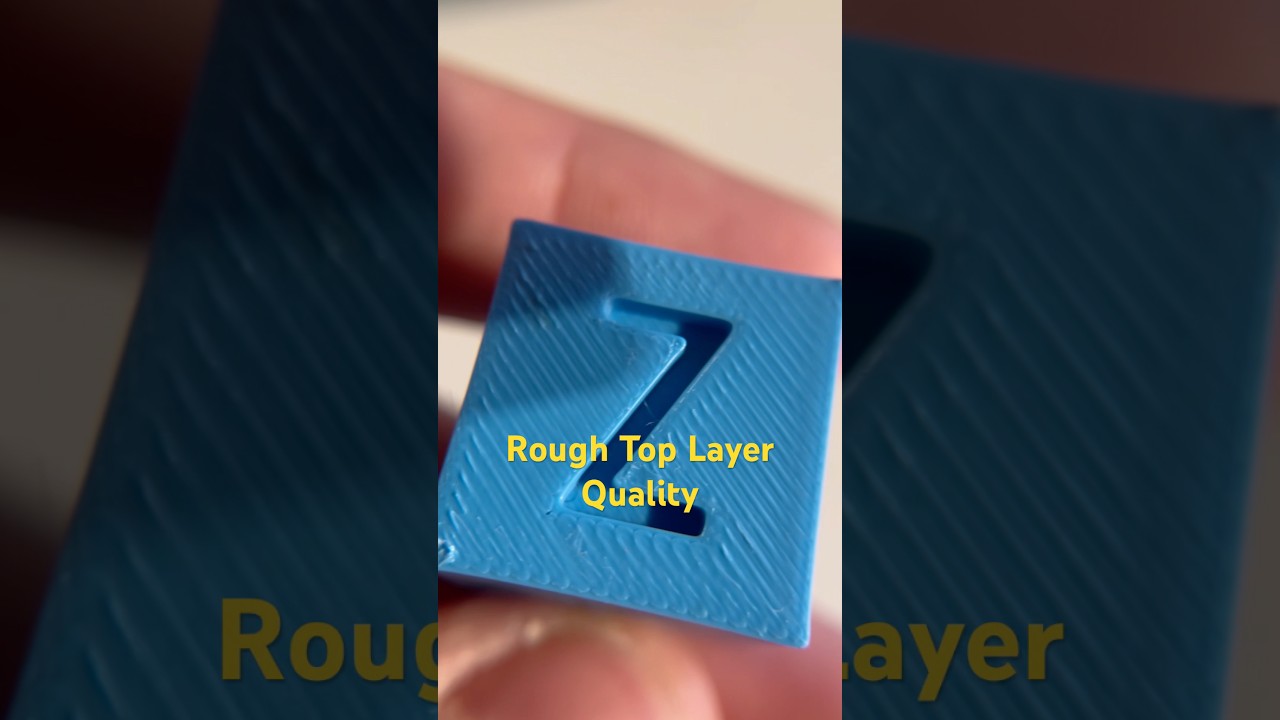 Rough Top Layer/Uneven Bambu Labs p1s Slicer Calibration #3dprint #3dprinting #engineering #bambulab