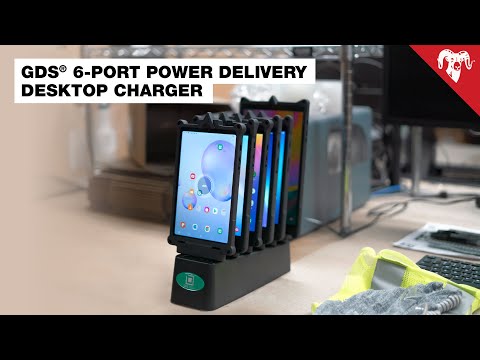 GDS® 6-Port Power Delivery Desktop Charger for IntelliSkin® Next Gen