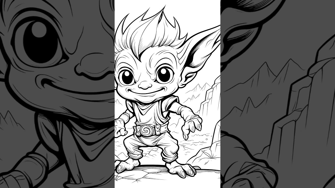 Goblins Coloring Book #shorts
