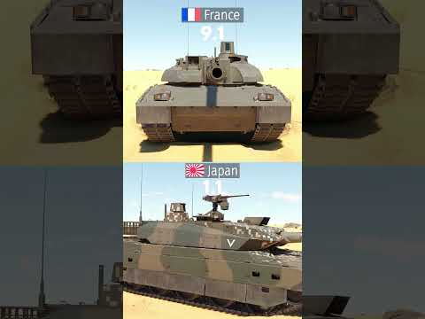 Leclerc SXXI vs TYPE 10 - Turn Radius - Tank Test