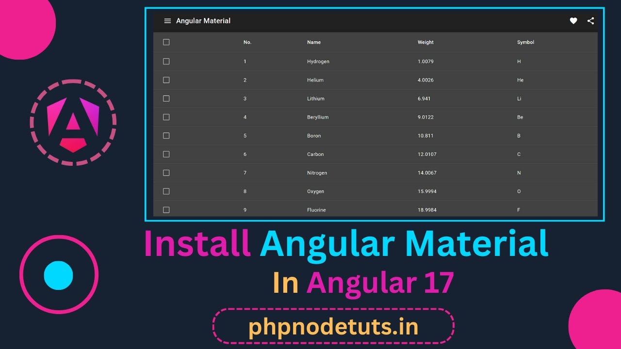 ⚡How to install Angular Material in Angular 17  | How to Install Angular Material in VS Code