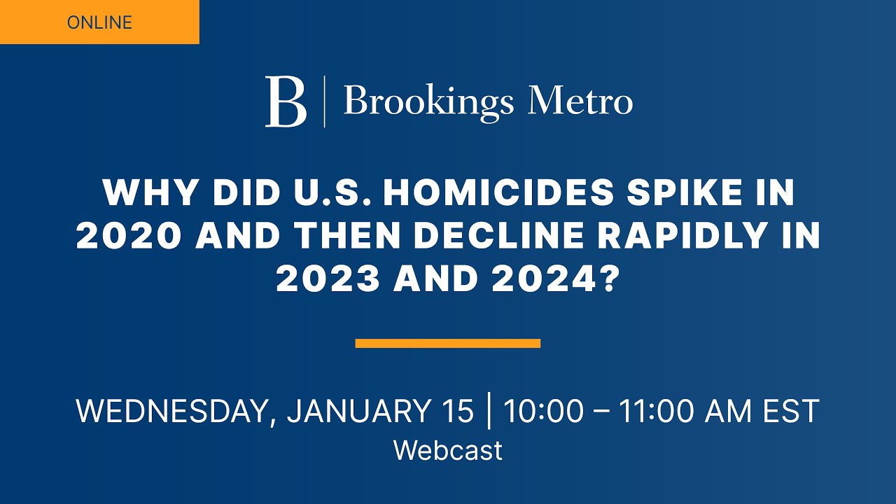 Why did US homicides spike in 2020 and then decline rapidly in 2023 and 2024?