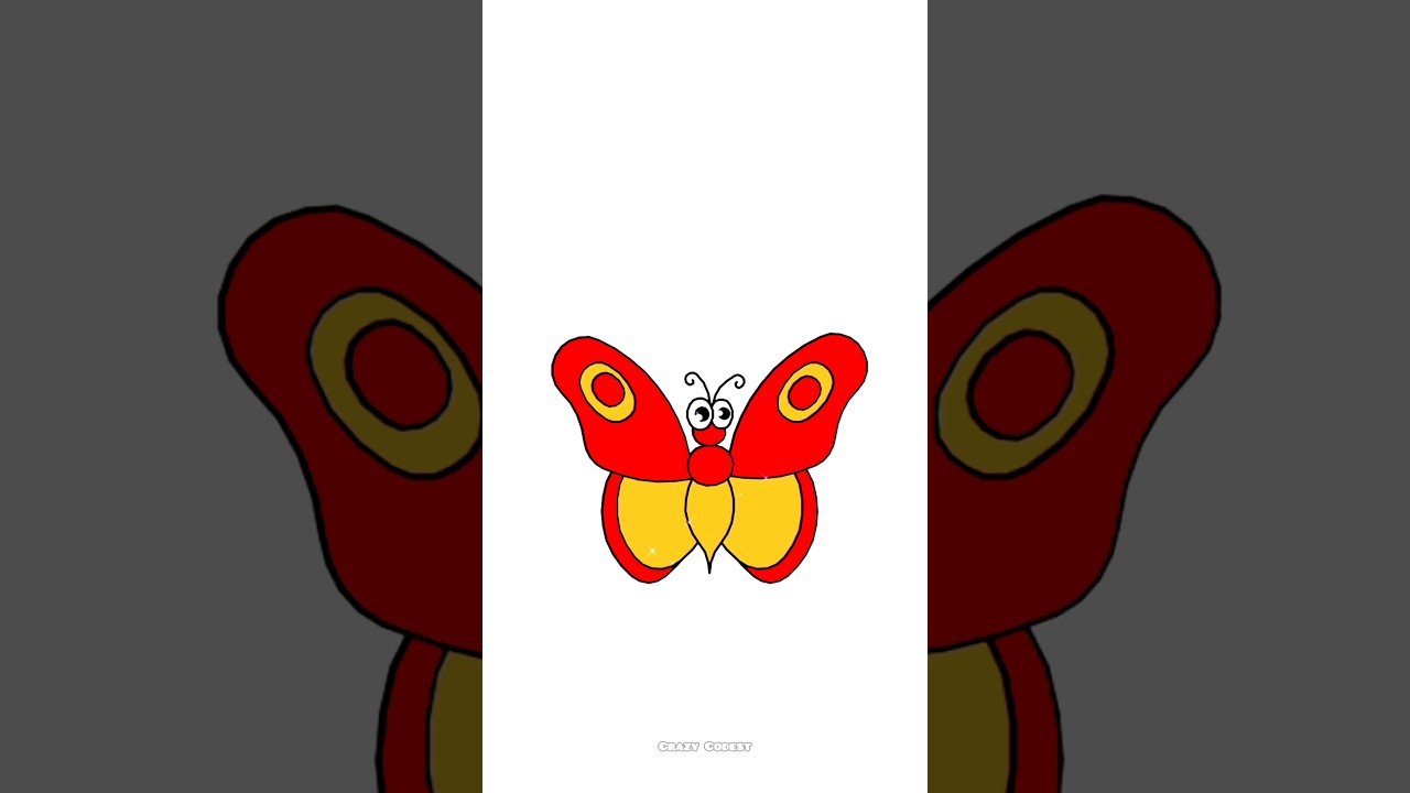 Can you draw ?! Butterfly😍#python #coding #turtle #coder #hacker #butterfly #drawing #viral #shorts