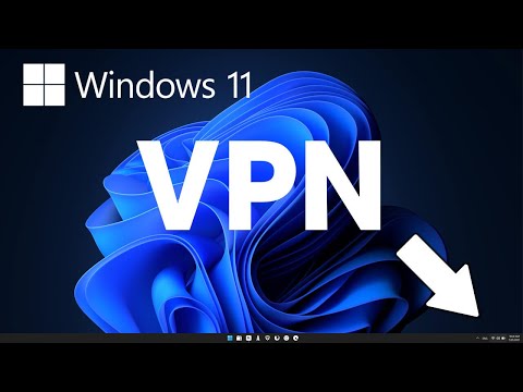 How to add a VPN option to Windows 11 system tray.