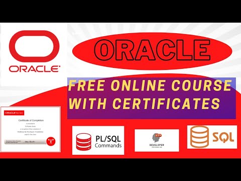 Oracle Free Online Courses With Certificates | Anyone Can Enroll | Databases for Developers, PL/SQL