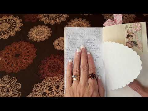 Shabby chic journal! Loving it!