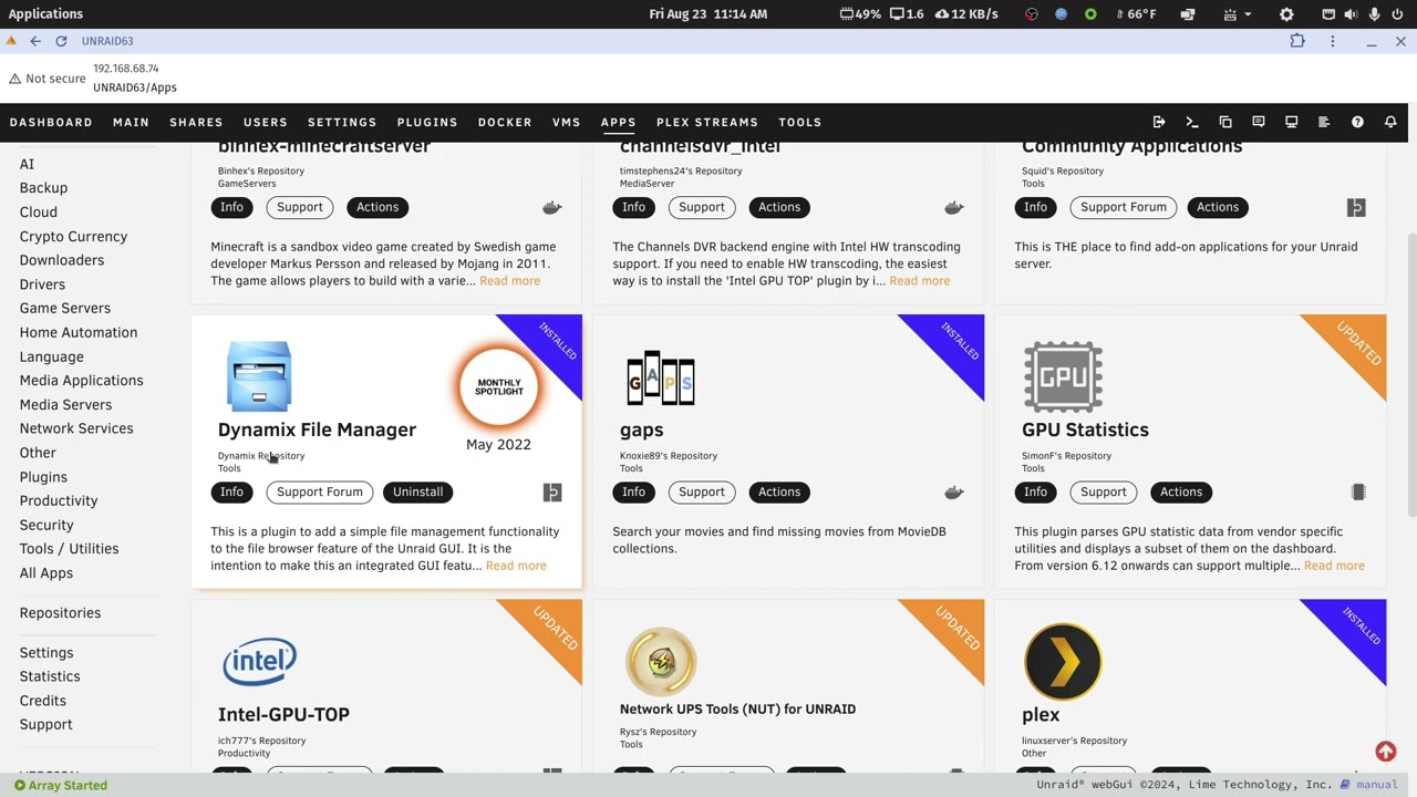 Plex: First Unraid troubleshooting video to help Philip with his Plex container.