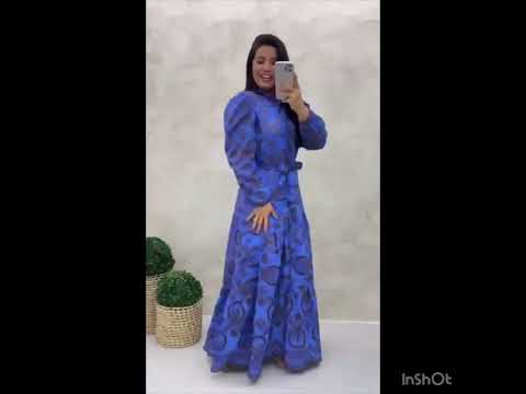 Vestido HELOISE Tecido Cambraia Bordada!