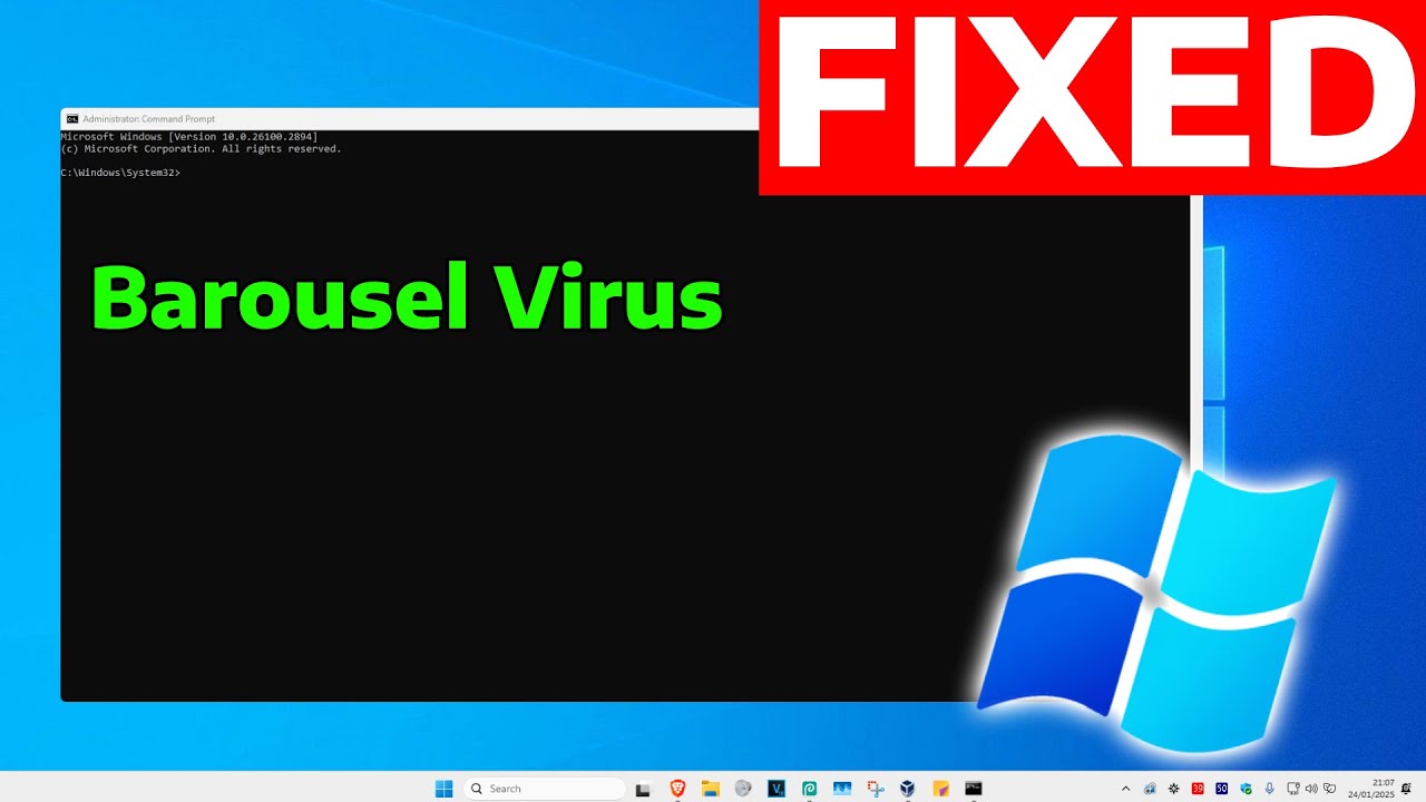 How To Remove Barousel Virus in Windows