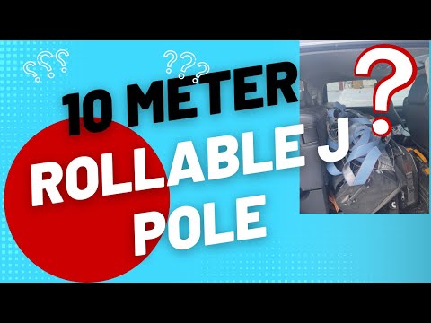 10 Meter Rollable J Pole. First Test, Can I Hit the 10 Meter Beacon?