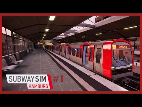 Subway Sim Hamburg - Timetable mod . Route BK ( Barmbek ) to BA ( Barmbek )