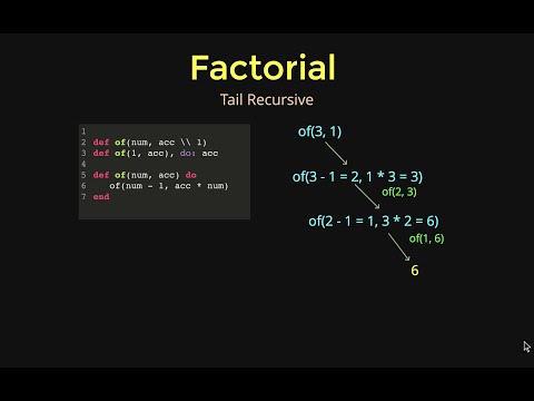 22 - Factorial Using Recursion in Elixir | Full Course - Complete Beginner Tutorial