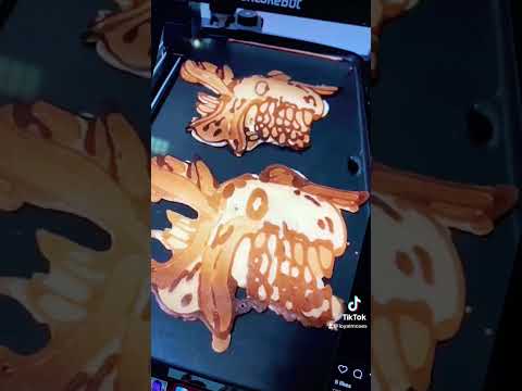 Unreal! Pancakes on a 3D printer?! #shorts