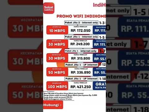Indihome 10mbps tersedia harga samkin murah wifi indihome unlimited