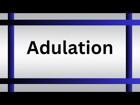 How To Pronounce Adulation| What Is The Meaning Of Adulation