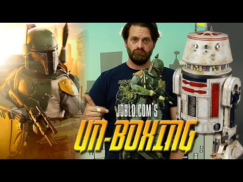 Sideshow Collectibles Boba Fett Premium Format and R5-D4 Sixth Scale Figure - JoBlo Unboxing