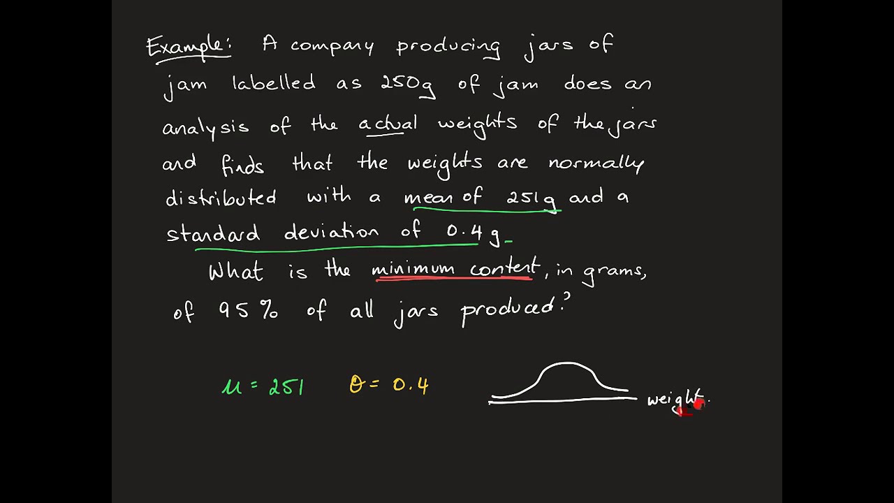 16D  Solving problems with normal distribution
